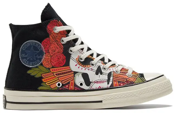 CONVERSE Chuck 70 Hi "dia De Los Muertos Black - Black/multi-color