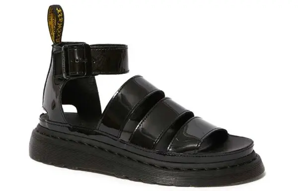 Dr. Martens Clarissa Ii Patent Leather Strap Sandals