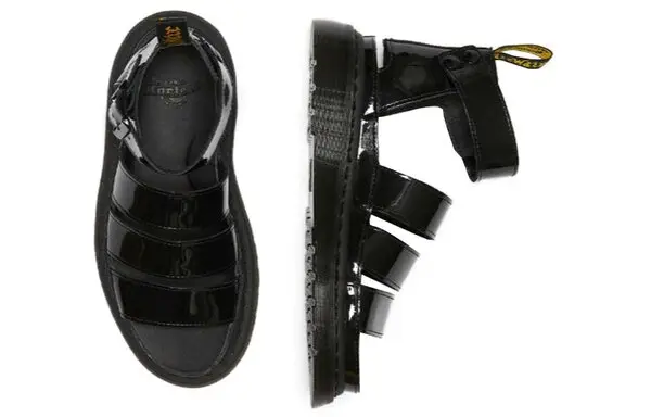 Dr. Martens Clarissa Ii Patent Leather Strap Sandals
