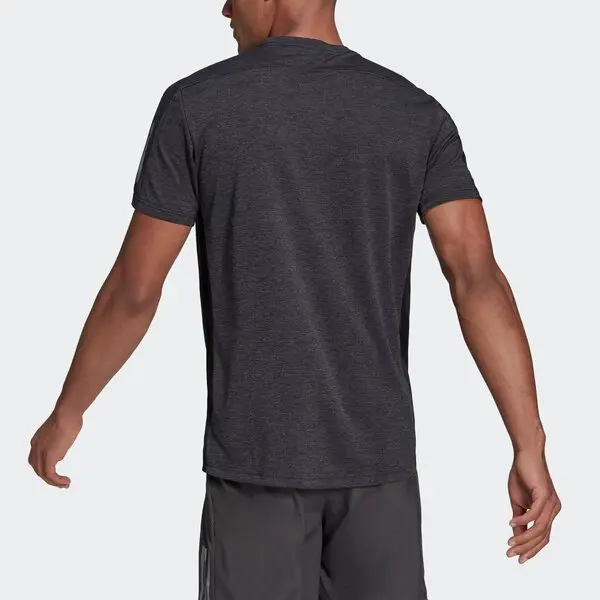 Adidas Own The Run Short Sleeve Performance Tee - Black