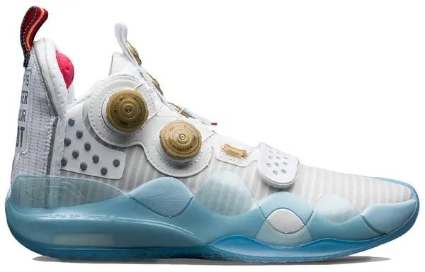 LI-NING Way Of Wade 'home Jersey Retirement' Sneakers - White/ice Blue/red