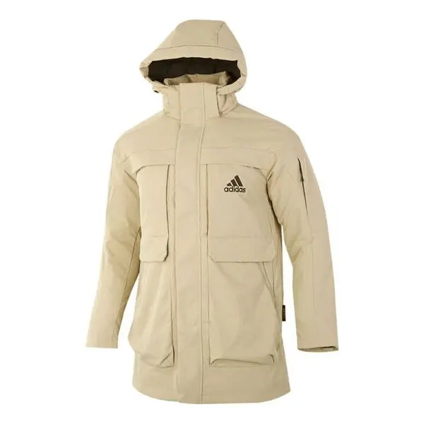 Adidas Down Cargo Jacket - Khaki