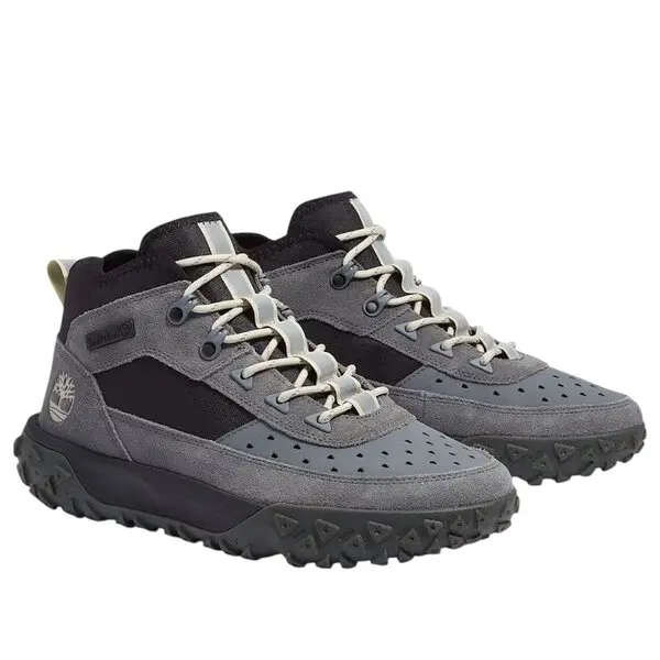 Timberland Greenstride Motion 6 High Top Sneakers - Medium Grey/black