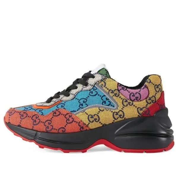 Gucci Rhyton Multicolor Monogram Sneakers - Multi-color