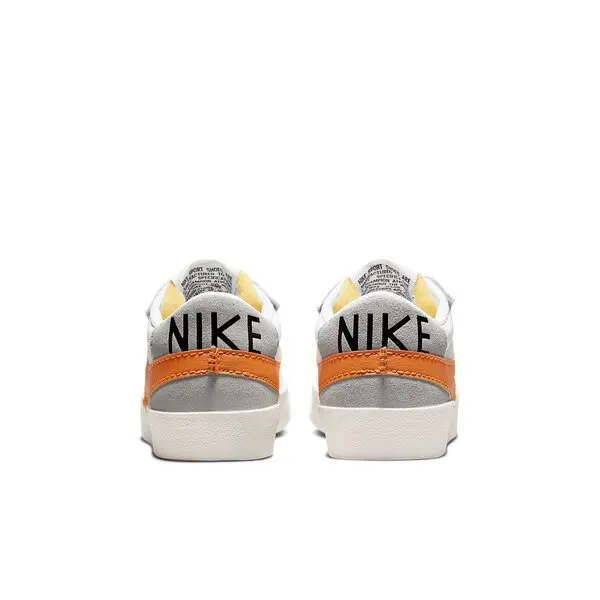 Nike Blazer Low '77 Jumbo Sneakers - White/orange/gray