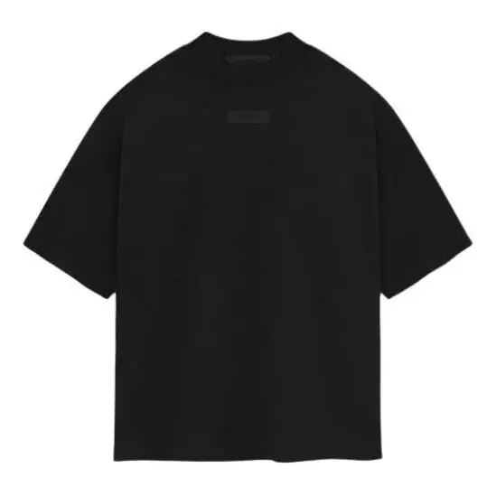 Fear Of God Ss24 Drop2 Crewneck T-shirt 'jet - Black
