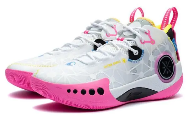 LI-NING Wade Shadow 3 Sneakers - White/black/pink