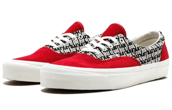 VANS X Fear Of God Era 95 Dx Collection 2 Red - Red/white/black