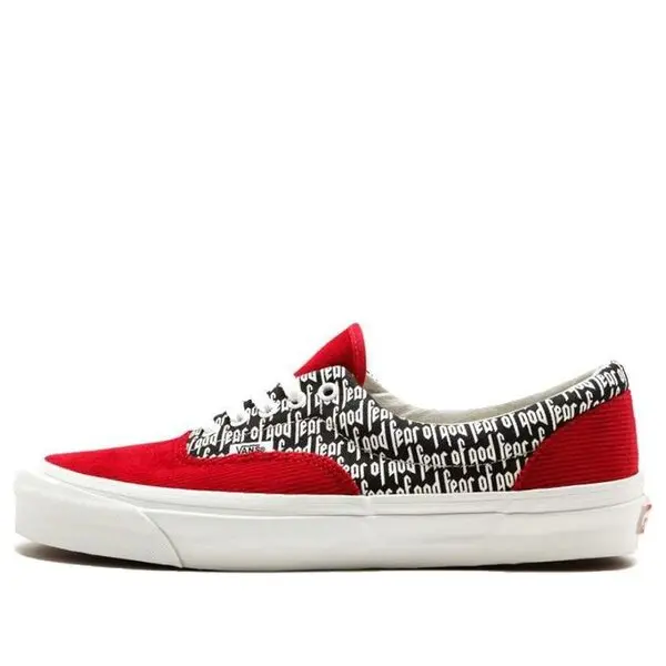 VANS X Fear Of God Era 95 Dx Collection 2 Red - Red/white/black
