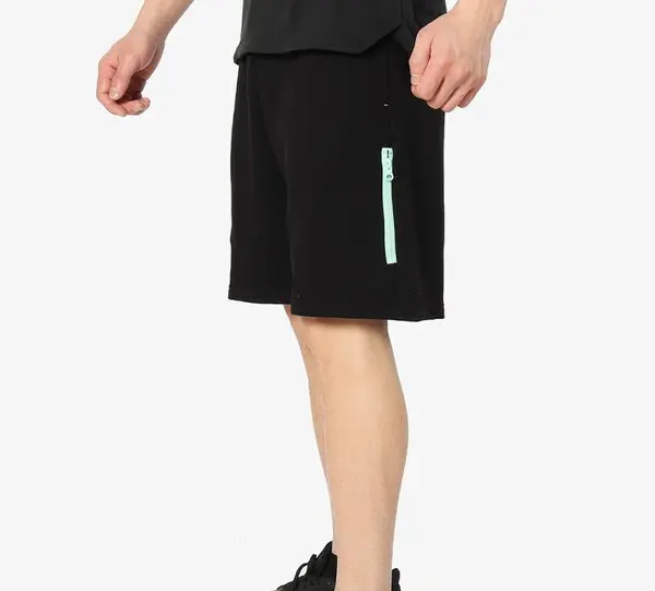 Adidas Originals Contrasting Zipper Shorts - Black