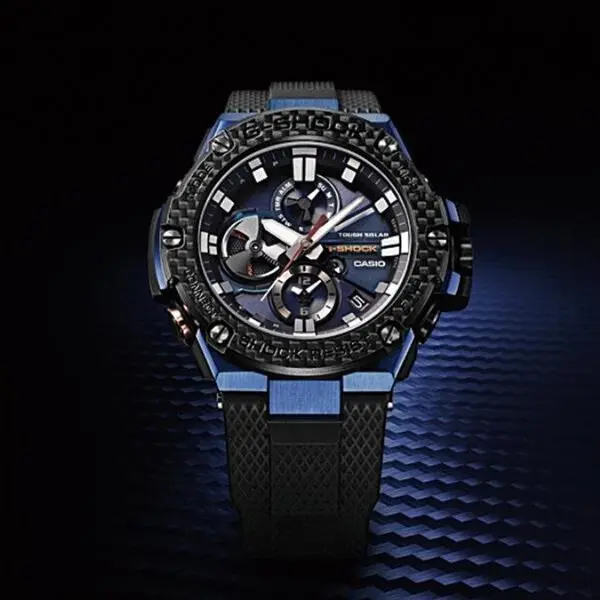 Casio G-shock G-steel Gst-b100xb-2ajf Solar-powered Watch - Blue