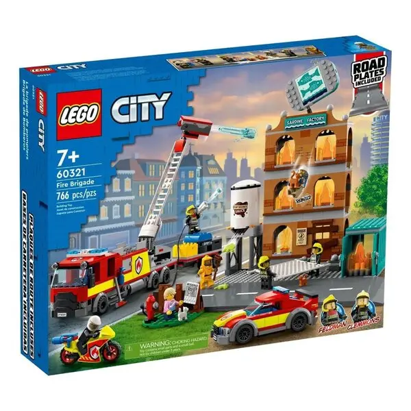 Lego City Fire Brigade Set - Muti/color
