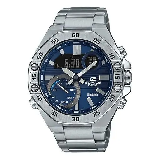 Casio Edifice Stainless Steel Analog-digital Watch - Silver