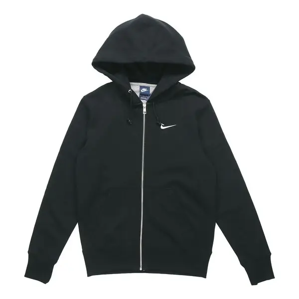 Nike Full-zip Hooded Jacket - Black