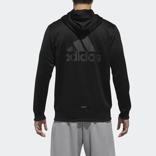 Adidas Hooded Zip-up Knit Track Jacket