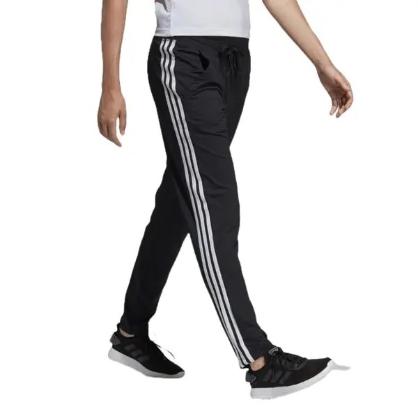 Adidas Essentials Design 2 Move 3-stripes Pants - Black/white