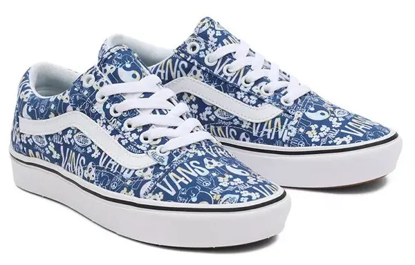 VANS Old Skool Comfycush Sneakers - Blue/white