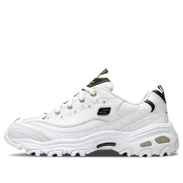 Sketchers D'lites Low Top Sneakers - White