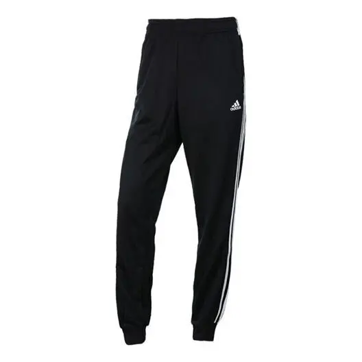 Adidas Sports Side Stripes Stylish Knit Long Pants - Black