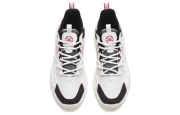 ANTA G6 Low Top Sneakers - White/black/red