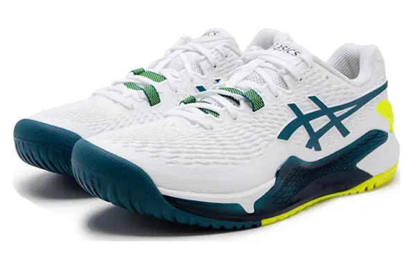Asics Gel-resolution Athletic Sneakers - White/restful Teal