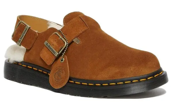 Dr. Martens Jorge Shearling Slingback Mule - Brown