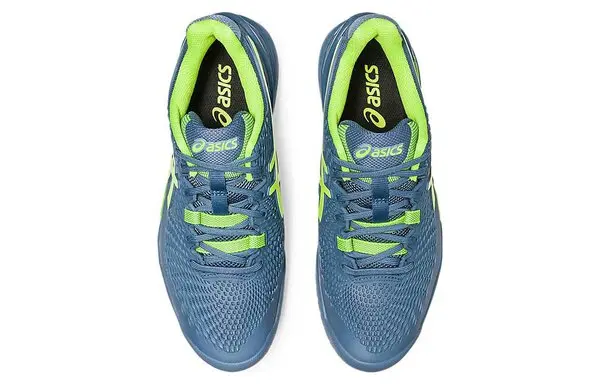 Asics Gel Resolution 9 Tennis Shoe - Blue/green