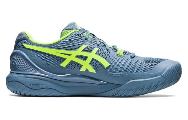 Asics Gel Resolution 9 Tennis Shoe - Blue/green
