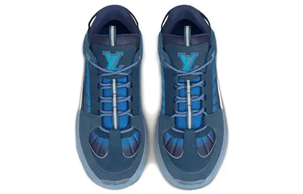 LOUIS VUITTON A View Sneakers - Blue/white/silver