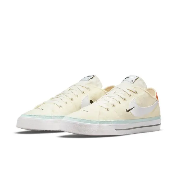 Nike Court Legacy Cnvs Low Top Sneakers - Creamyellow