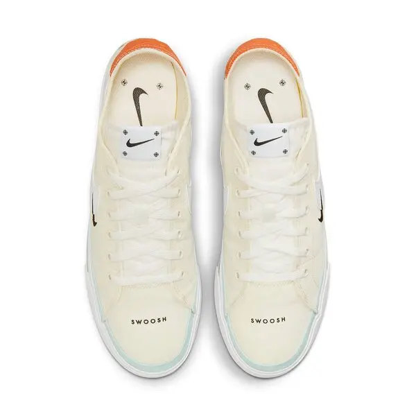 Nike Court Legacy Cnvs Low Top Sneakers - Creamyellow