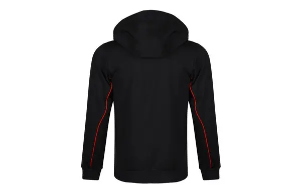 Adidas Zip-up Hooded Sports Jacket With Embroidered Detailing