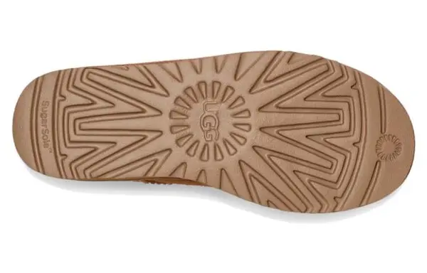 UGG Classic Mini Zipper Tape Logo Ankle Boots - Chestnut