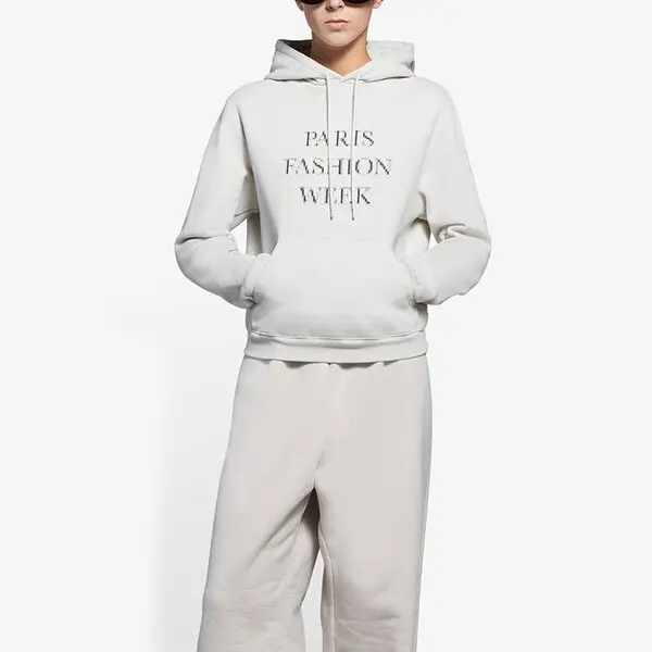 Balenciaga Shrunk Hooded Sweatshirt