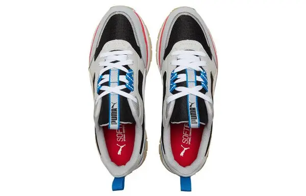 PUMA R78 Trek Low Top Sneakers - Gray/black/blue