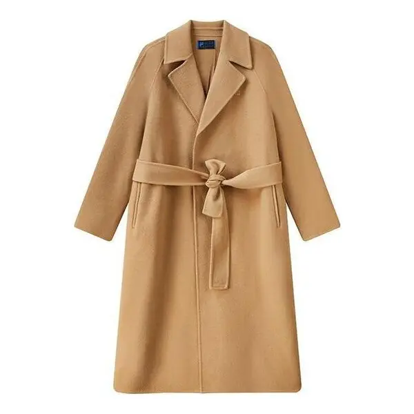 FILA Vintage Belted Coat - Tan