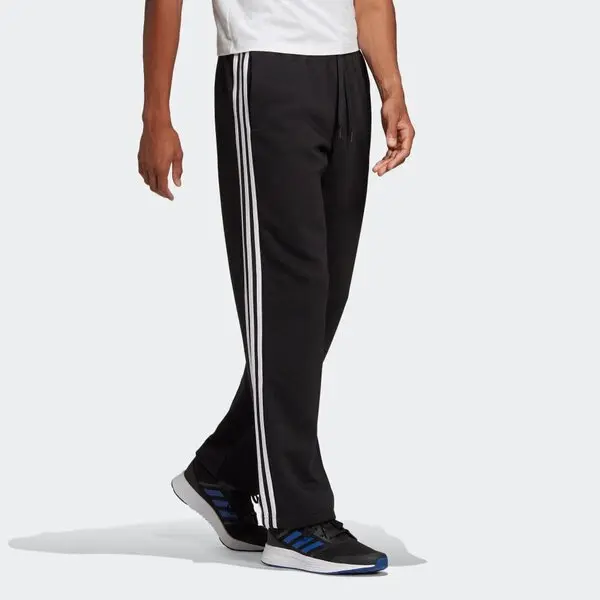 Adidas Classic Straight Casual Sports Knit Long Pants/trousers Black - Multi-color