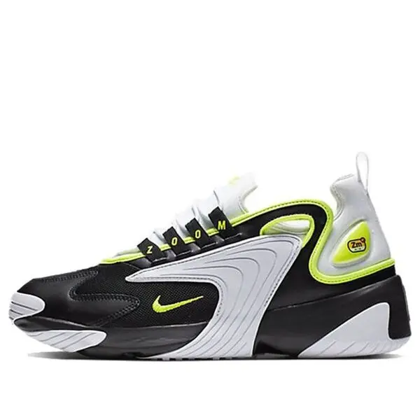 Nike Zoom 2k Athletic Sneakers - Black/volt-white