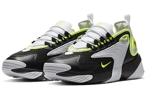 Nike Zoom 2k Athletic Sneakers - Black/volt-white
