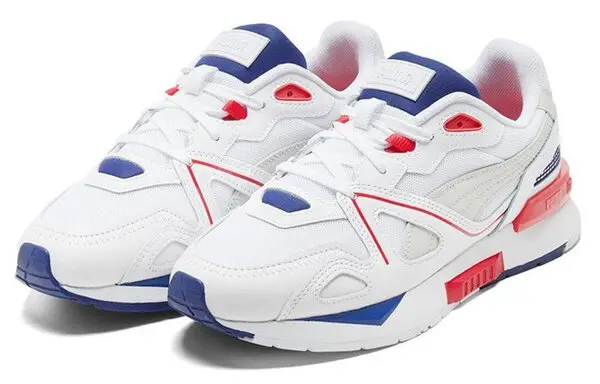 PUMA Mirage Mox Core Lace-up Sneakers - White/red/blue