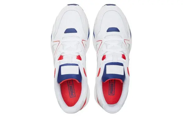 PUMA Mirage Mox Core Lace-up Sneakers - White/red/blue