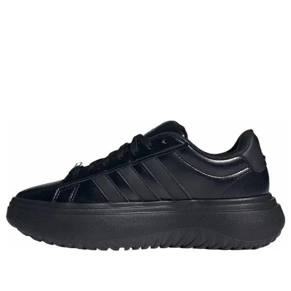 Adidas Grand Court Platform Sneakers - Black