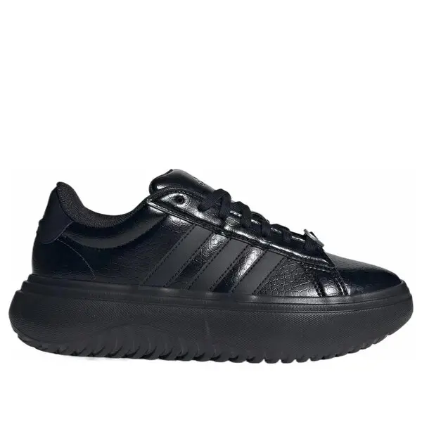 Adidas Grand Court Platform Sneakers - Black