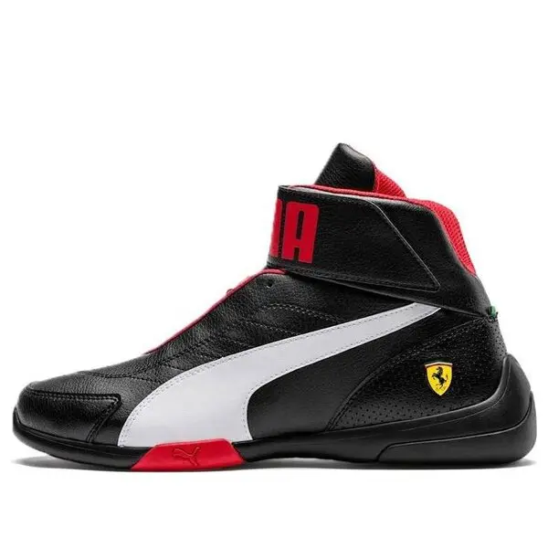 PUMA Scuderia Ferrari Kart Cat Mid 3 High Top Sneakers - Black