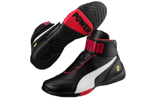 PUMA Scuderia Ferrari Kart Cat Mid 3 High Top Sneakers - Black
