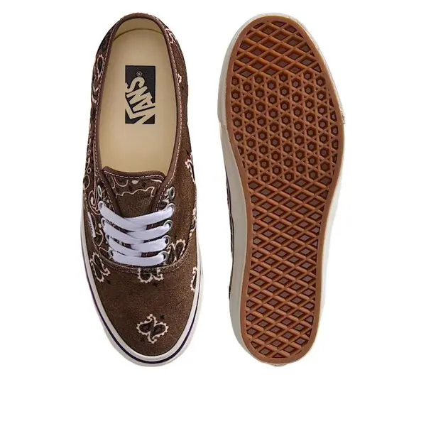 VANS Premium Authentic "brown Purple White" Sneakers - Brown/purple/white