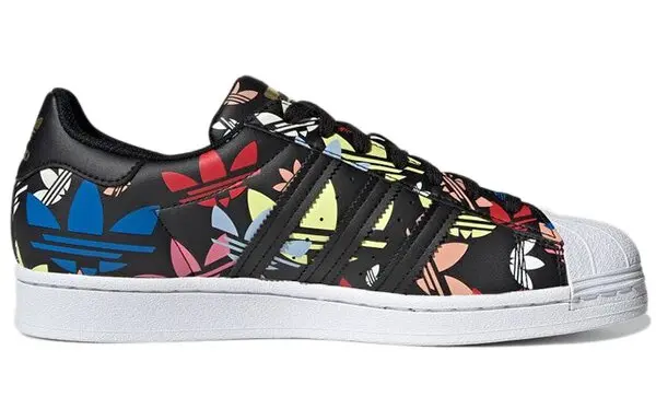 Adidas Originals Superstar Allover Trefoil Low Top Sneakers