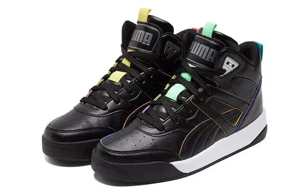 PUMA Backcourt High Top Sneakers - Black