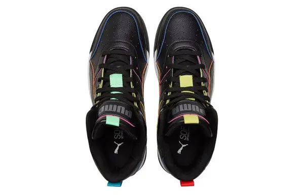 PUMA Backcourt High Top Sneakers - Black
