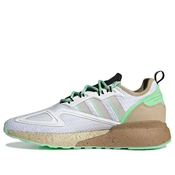 Adidas Star Wars X Zx 2k Boost 'mudhorn' Sneakers - Cloud White/glory Mint/core Black